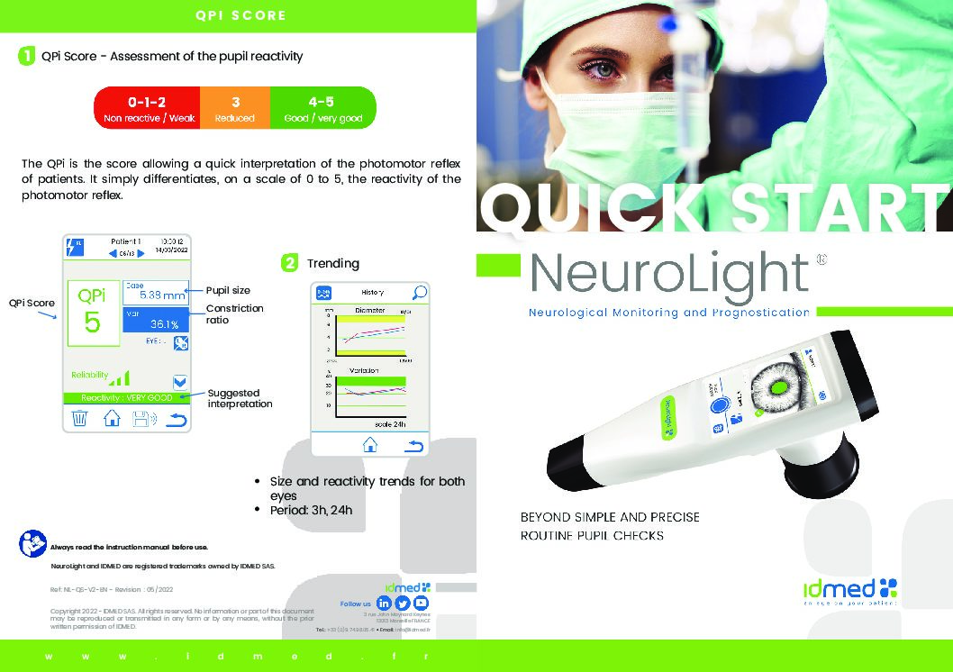 Quick-Start-NeuroLight-V2-EN – 2022-05 | IDMED