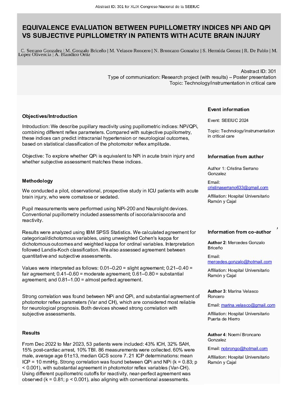 Abstract_SEEIUC_2024_EQUIVALENCE EVALUATION BETWEEN PUPILLOMETRY ...